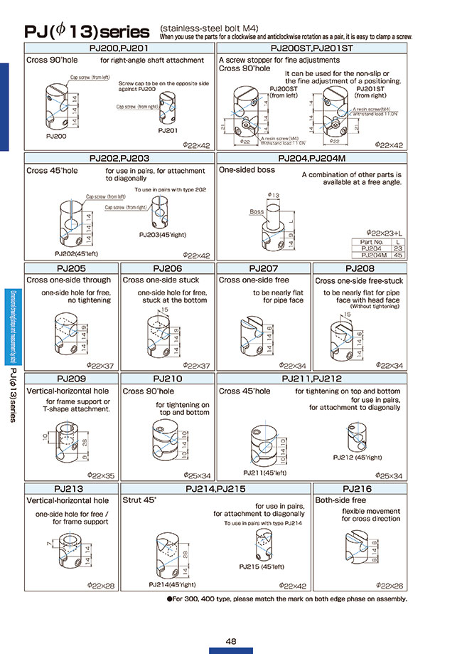 Round Pipe Joint Same-Diameter Hole Type with 90° Cross Hole (2 Point ...