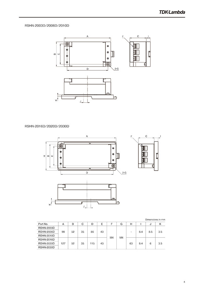 RSHN-2006D | RSHN-D Series | TDK-LAMBDA | MISUMI Vietnam